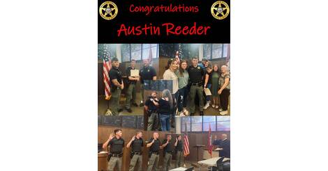 Austin Reeder Receives Patches at Training Graduation Ceremony (07/19 ...