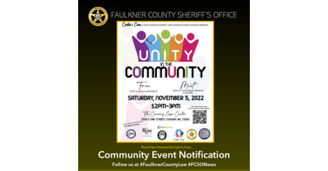 Community Event Notification: Unity in the Community (10/29/2022 ...