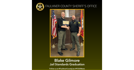 Jail Standards Graduate Spotlight: Blake Gilmore (04/30/2023) - Press ...